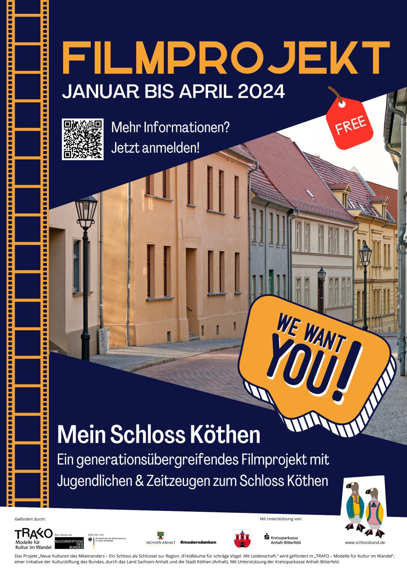 Workshop Drehtag im Schloss (nur mit Anmeldung) • Schlossbund Köthen